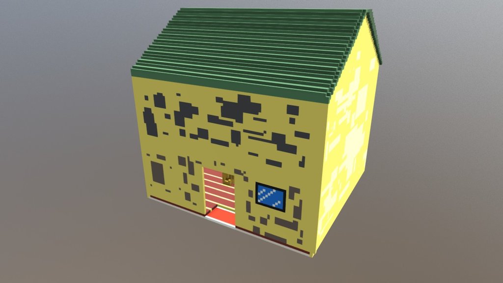 Pokemon Gold House - 3D model by Aditya (@kratasz) [544abda] - Sketchfab