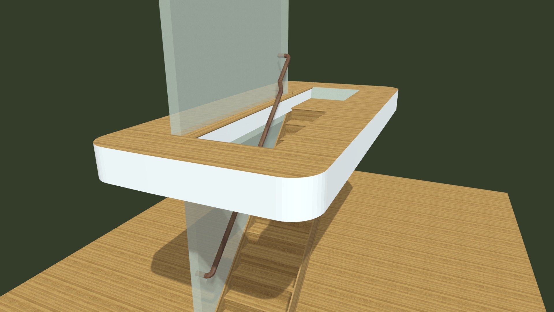 Wall rail Offset - 3D model by Kingstair (@Kingstairs) [544b28c ...