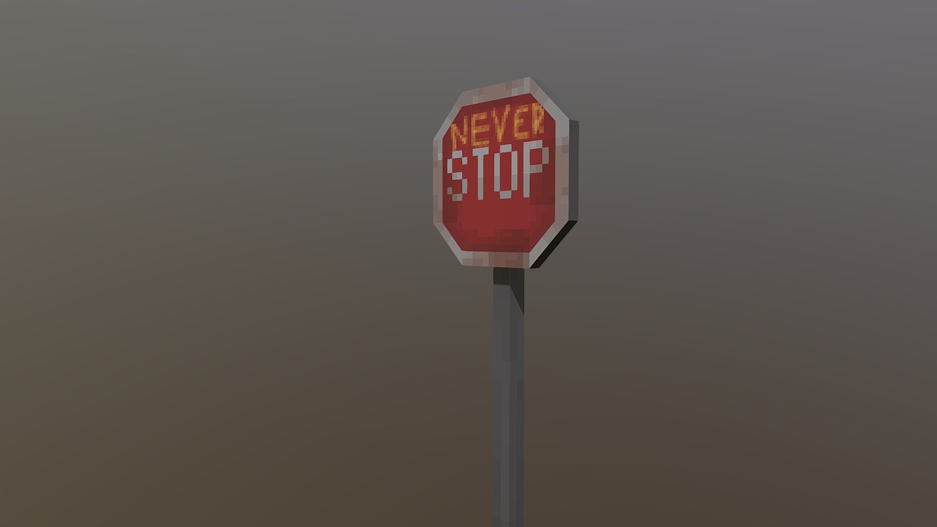 STOP sign - Download Free 3D model by Golden Knight (@GoldenKnight ...