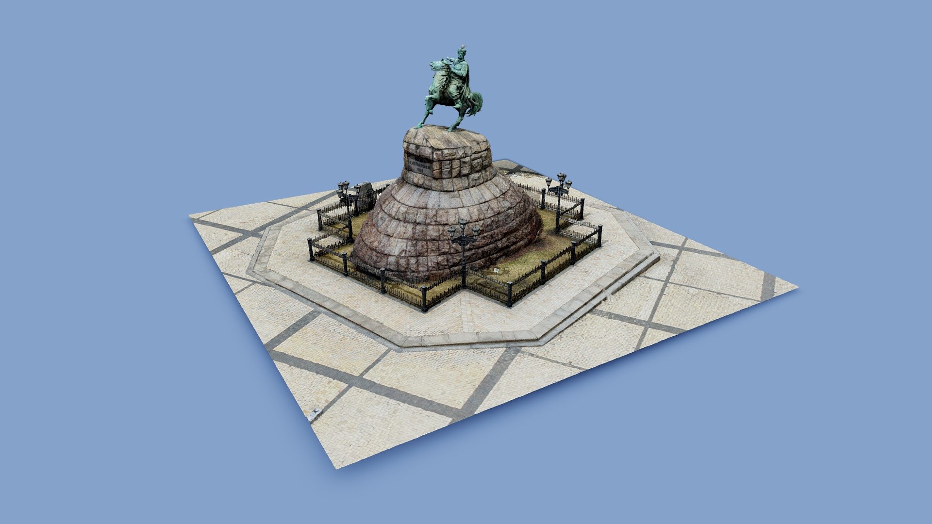 Bohdan Khmelnytsky Monument - Kyiv, Ukraine - 3D model by NumoScan ...