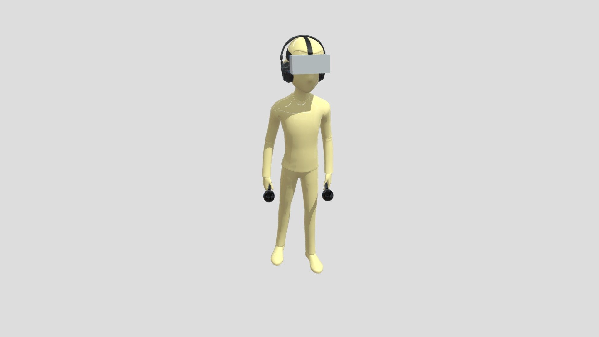 VR GUY BUT IN REAL LIFE W CONTROLLERS - Download Free 3D model by ...