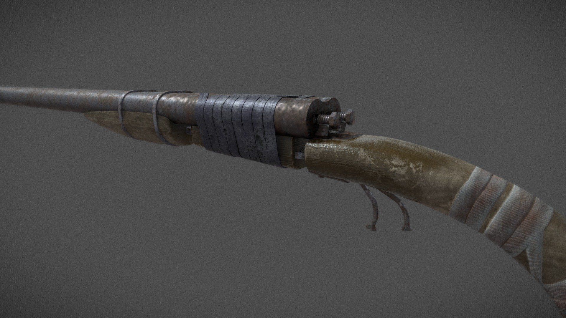 Double-barreled shotgun. - 3D model by Aid (@aid2901) [545393e] - Sketchfab