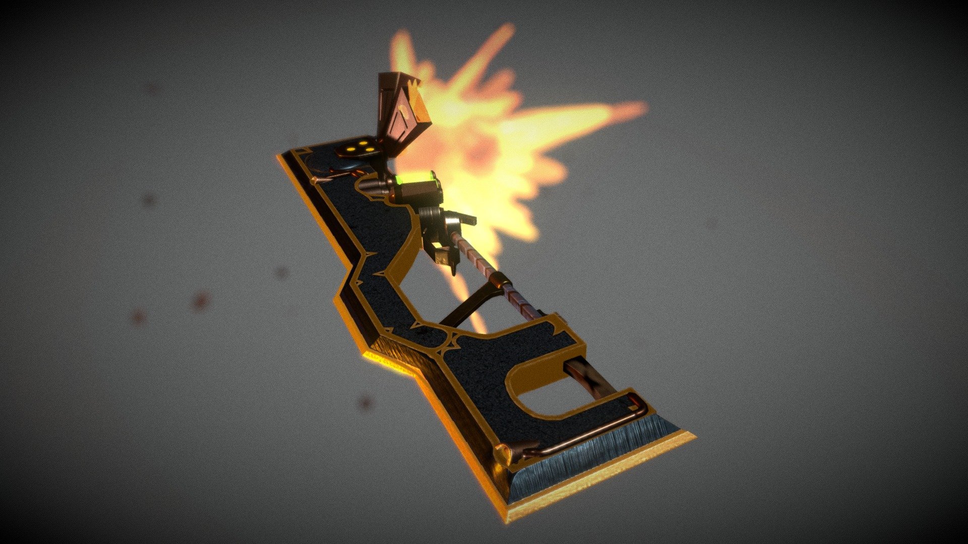 Engine Sword - 3D model by EthanPortman [5453eb9] - Sketchfab