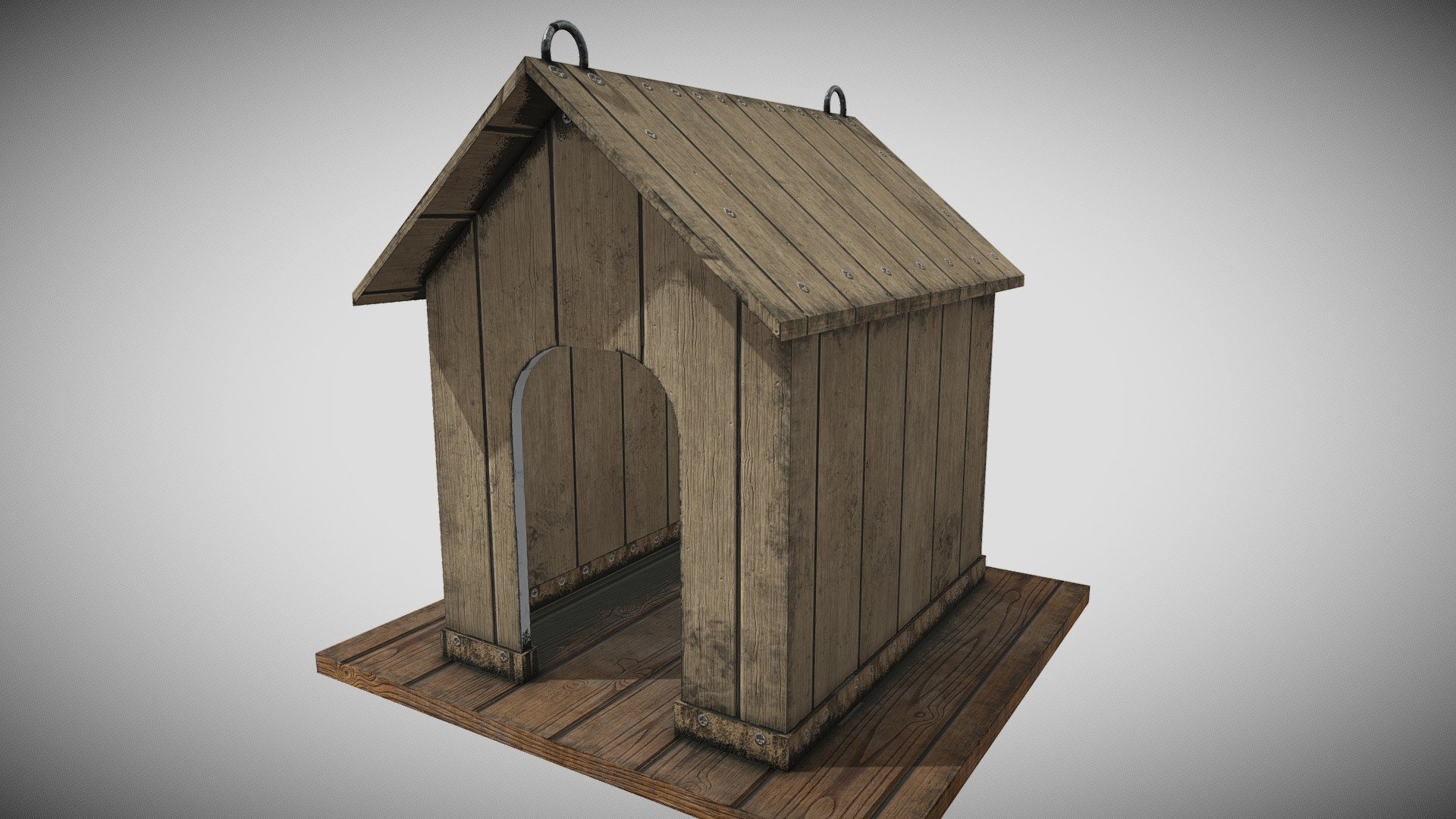 Doghouse house dog - Download Free 3D model by Mehdi Shahsavan (@ahmagh2e) [5454677] - Sketchfab