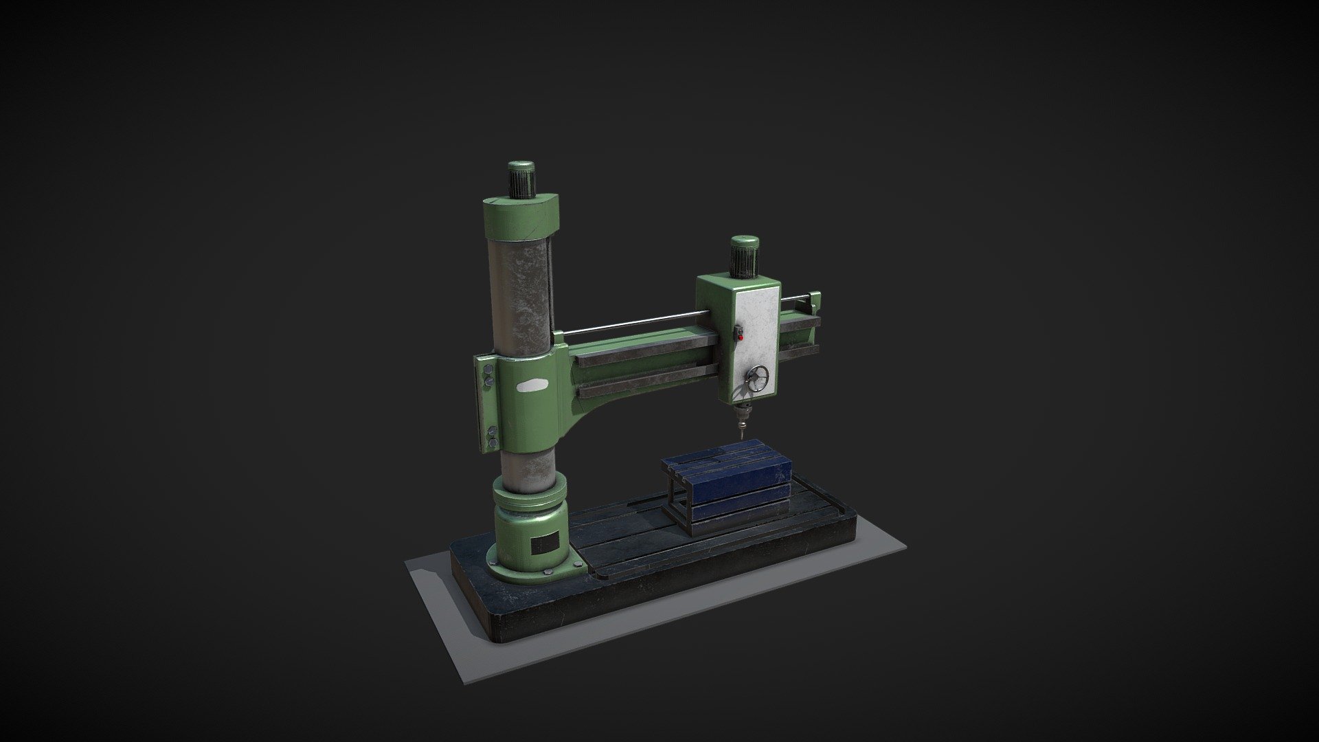 Rotating Pillar Drill - 3D model by LuminousGroup [545578b] - Sketchfab