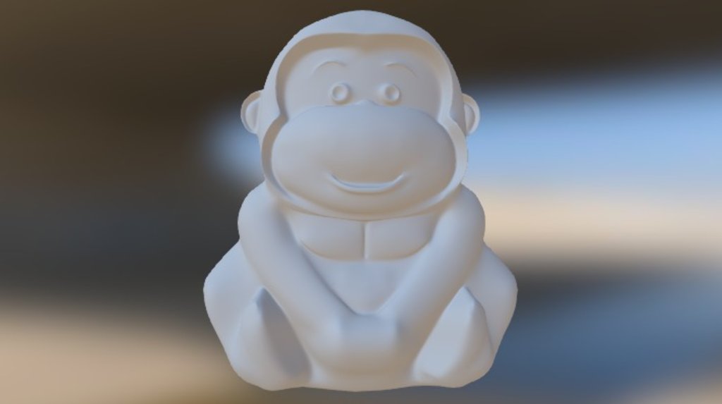 Monkey - 3D model by goqs [5455e25] - Sketchfab