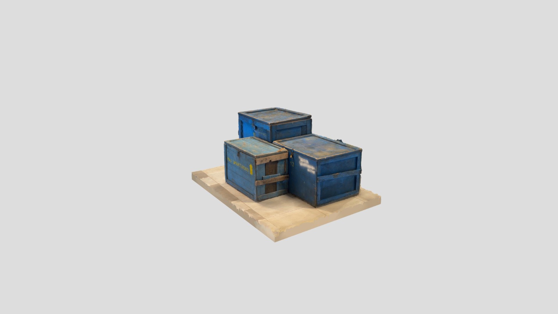 Blue wooden Boxes - Proxy Scan - 3D model by saulatepicgames [5455e38 ...