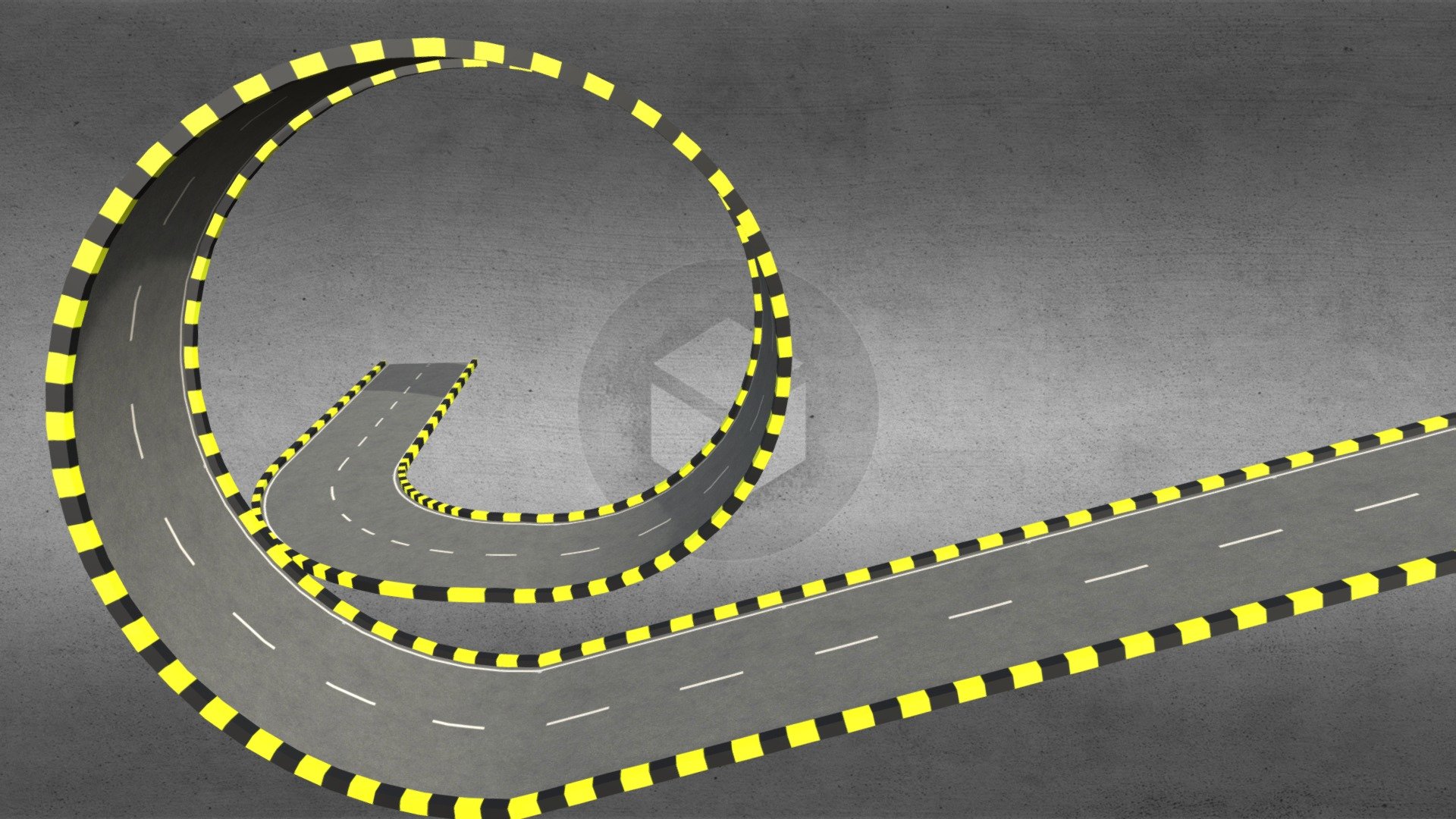 GT_Stunt-Track03 - 3D model by KhanSaab [5456144] - Sketchfab