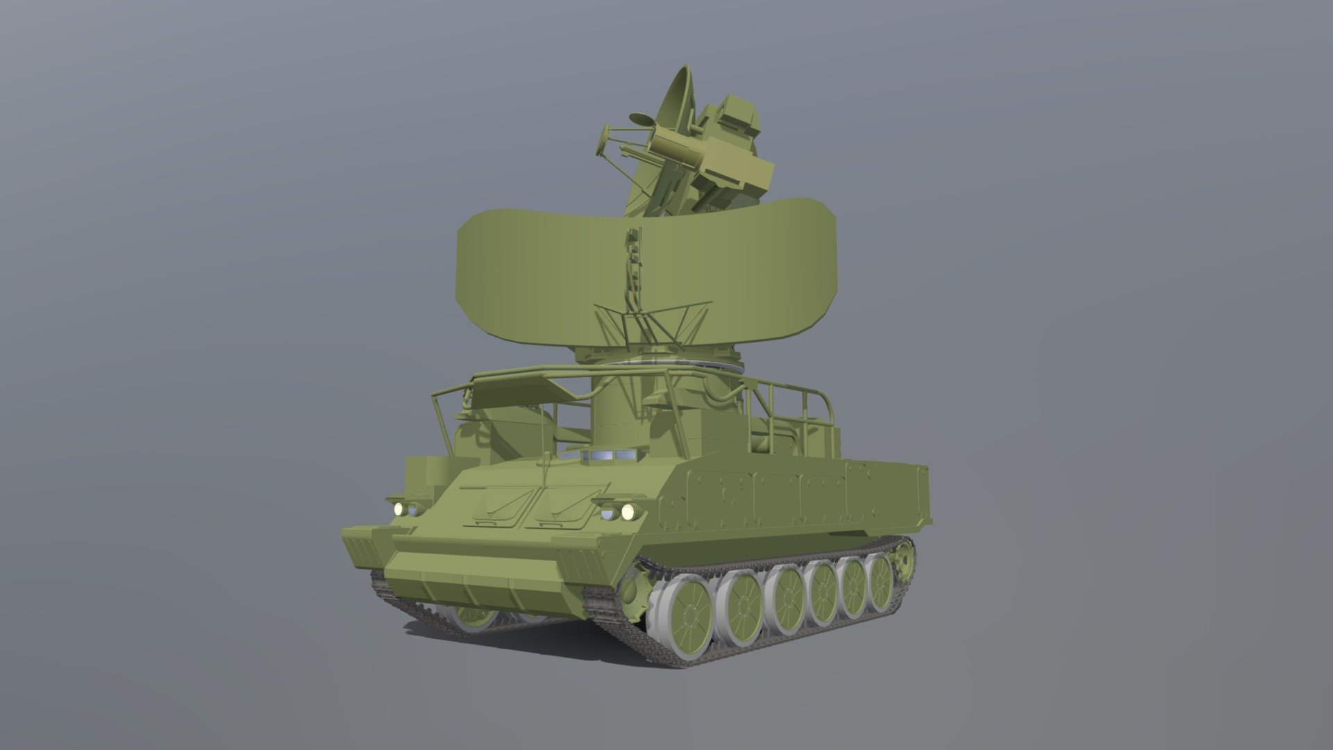 1S91 "Straight Flush" radar - Download Free 3D model by 42manako ...