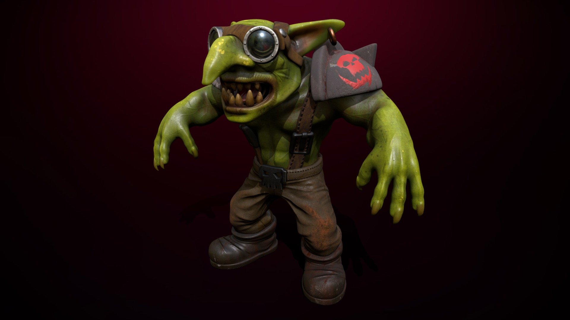 Gretchin Apose - 3D model by giobiancoFB [545a3d7] - Sketchfab