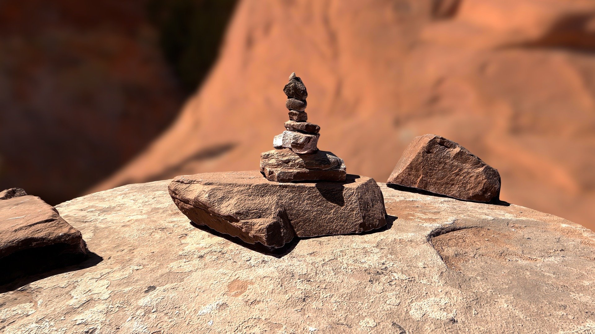 Arches National Park Cairn - Buy Royalty Free 3D model by MADD Designs ...