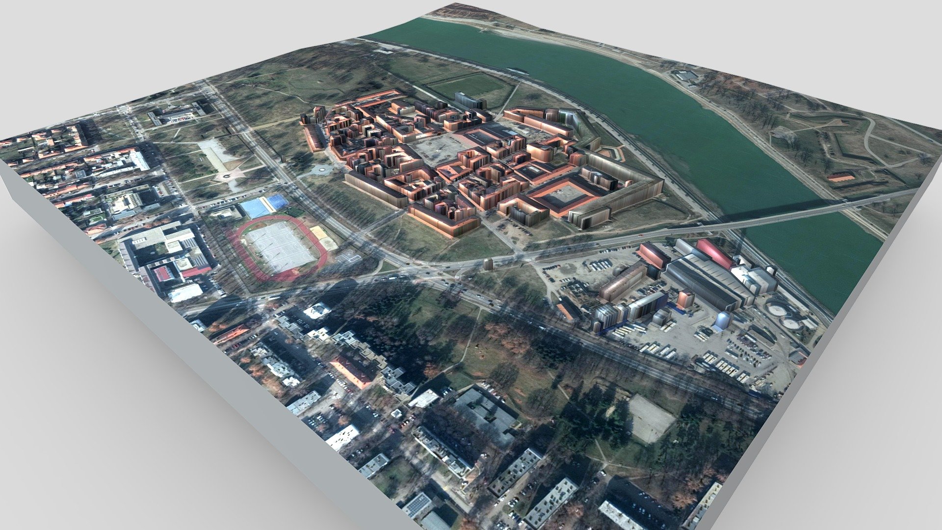 Osijek - 3D model by e-sfera (@skolskaknjiga) [545d218] - Sketchfab