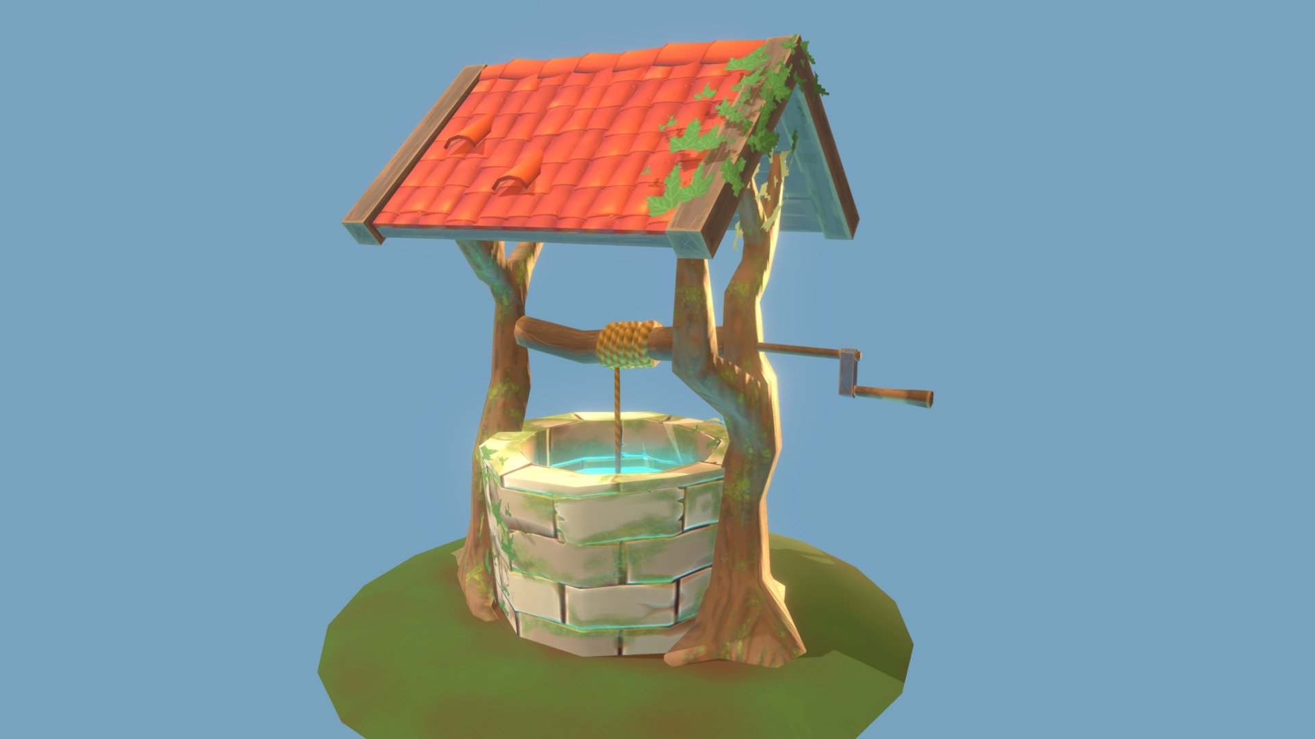 Stylized well - 3D model by shvyyy (@irashvidya) [545f19e] - Sketchfab