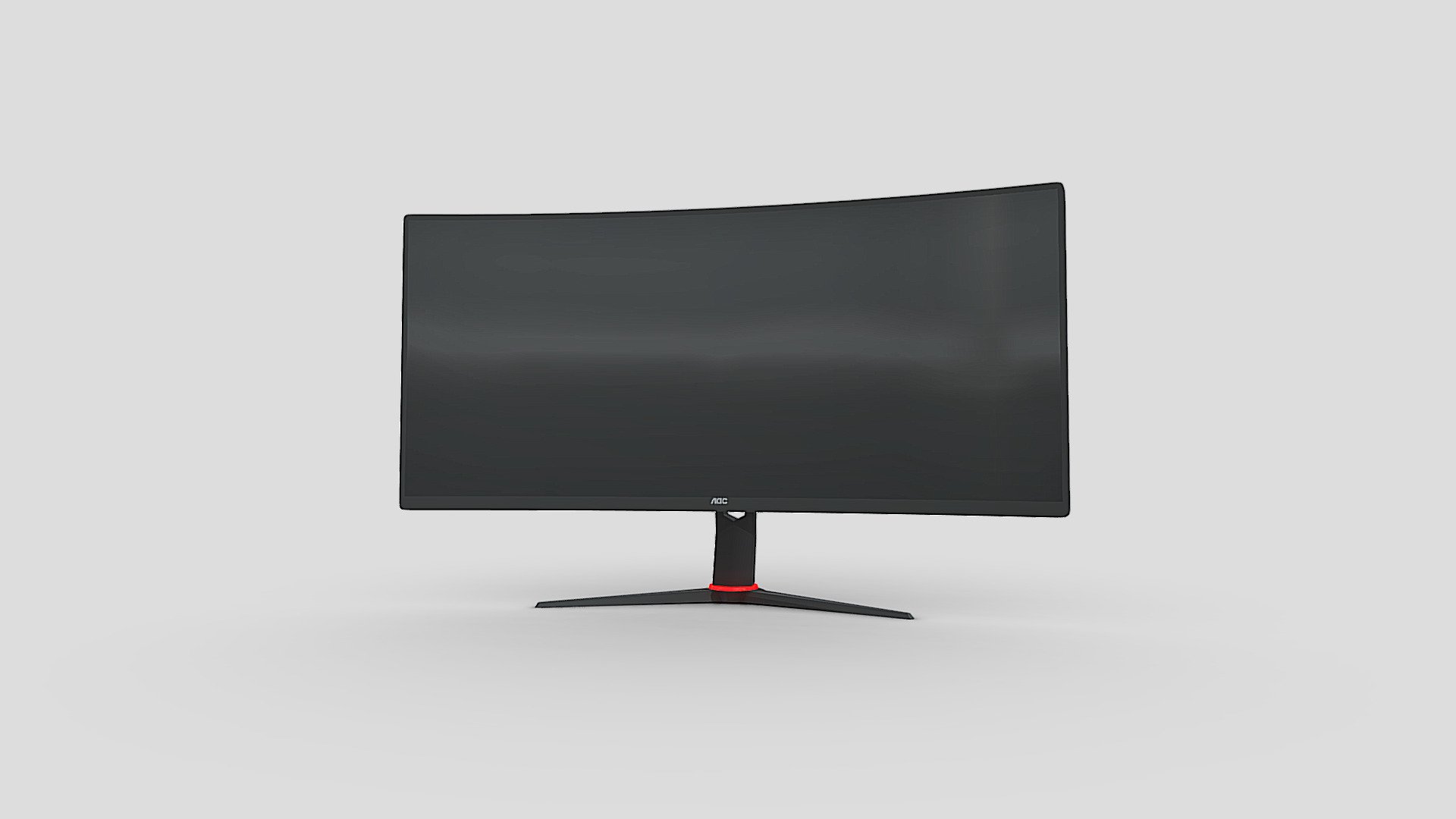 34" AOC Ultra Wide Monitor - Buy Royalty Free 3D model by OGL (@GaryLim ...