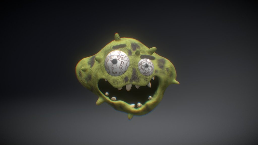 Bacteria CH - 3D model by qkrch [5461cfb] - Sketchfab