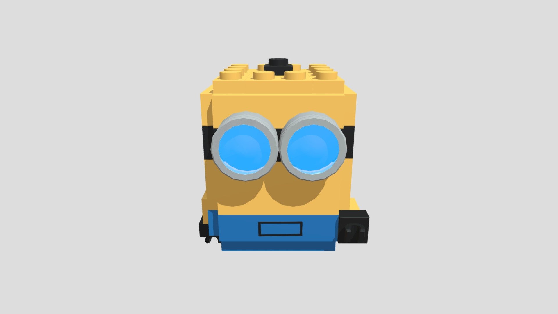 LEGO Minion - 3D model by Darcy Lu (@DarcyLu) [54656f9] - Sketchfab