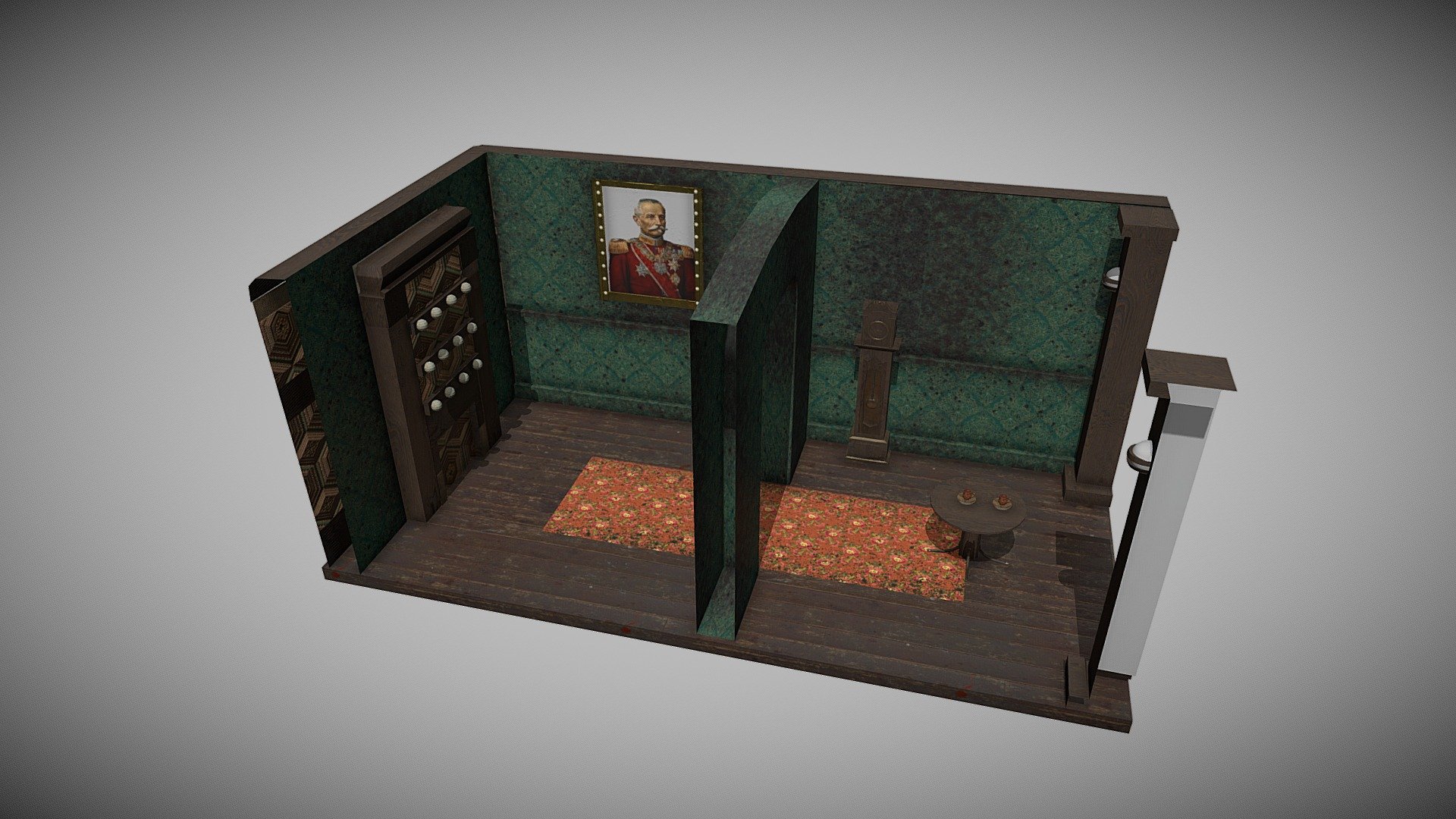 old fashion house - 3D model by Darrien123 [5468060] - Sketchfab