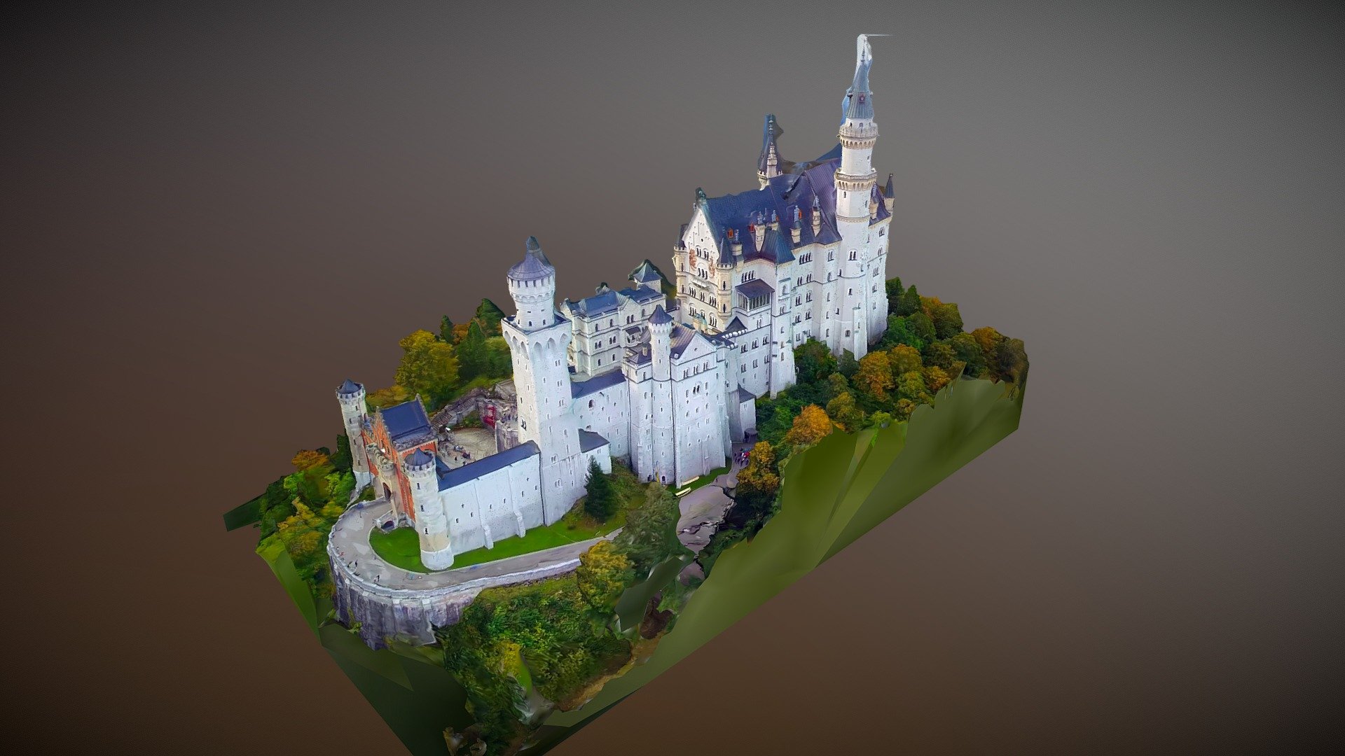 Neuschwanstein Castle - 3D model by ShacharWeis [5468ac9] - Sketchfab