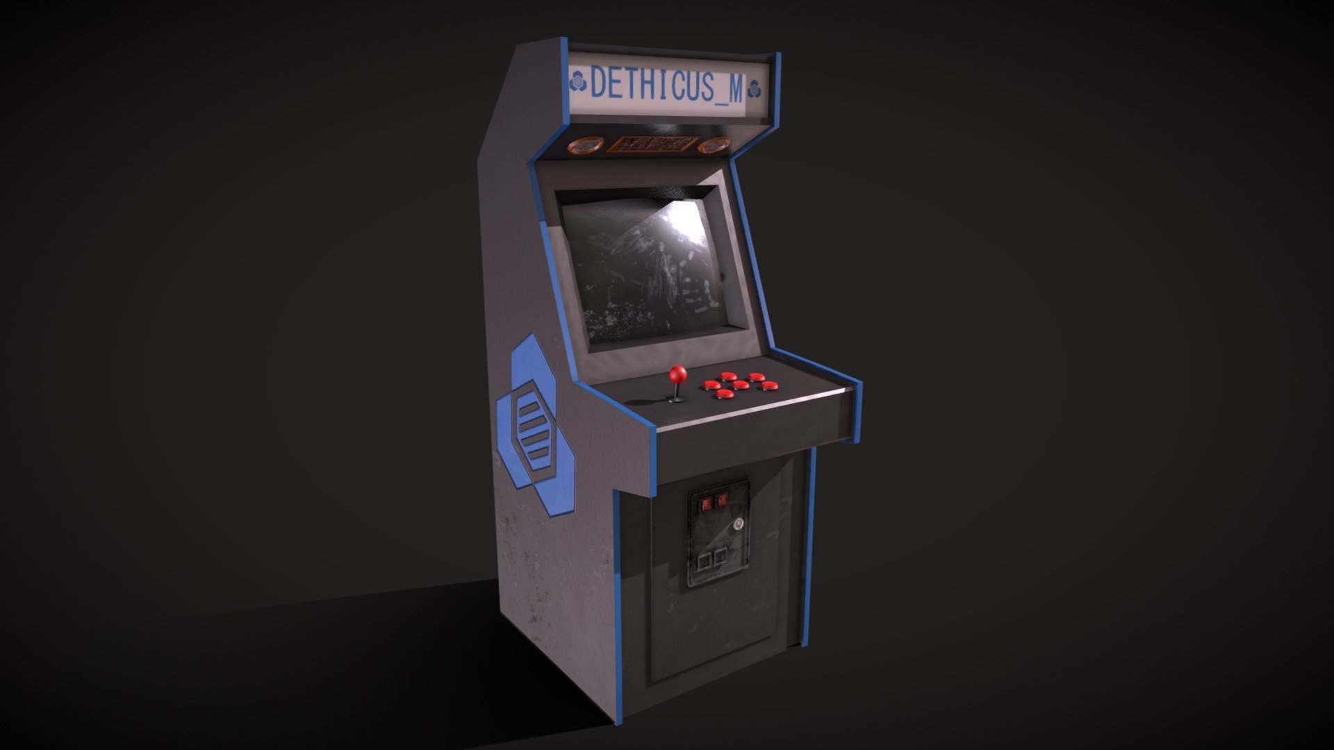 Retro Arcade Machine - 3D model by Dethicus_M [546936a] - Sketchfab