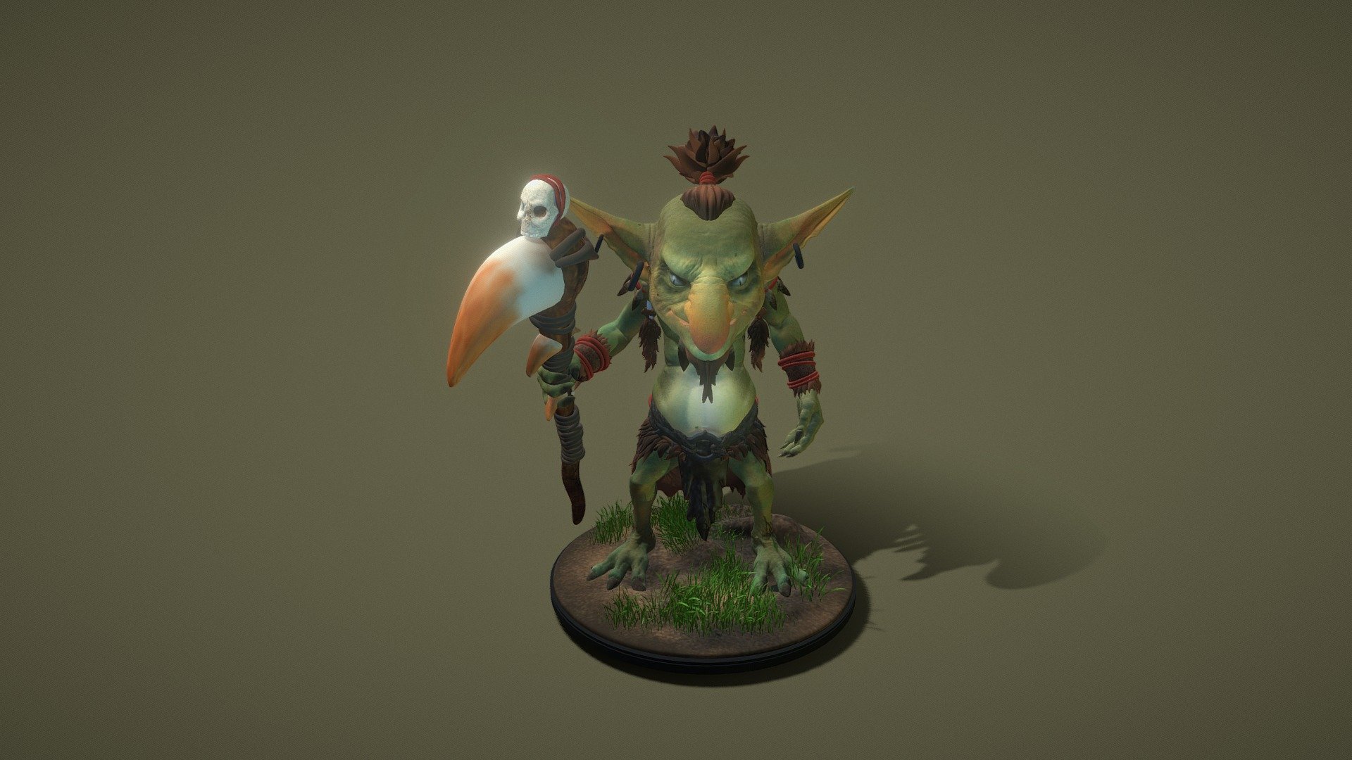 Jungle Goblin - 3D model by Jose Osvaldo Ducuara (@joseph9104) [546a79c ...