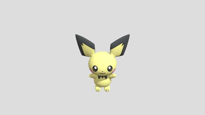 Pichu 3D models - Sketchfab