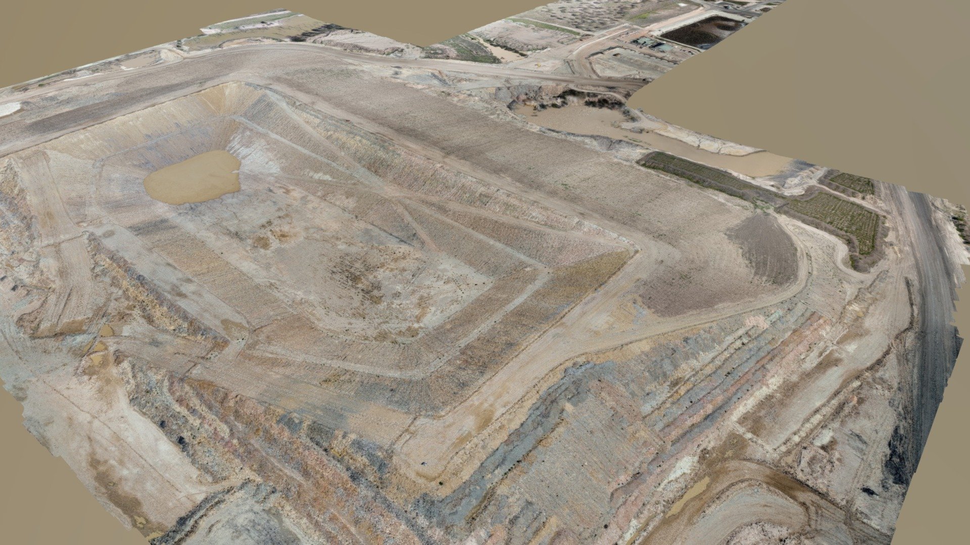 Coal mine pit survey - 3D model by qlddrones [546cee5] - Sketchfab