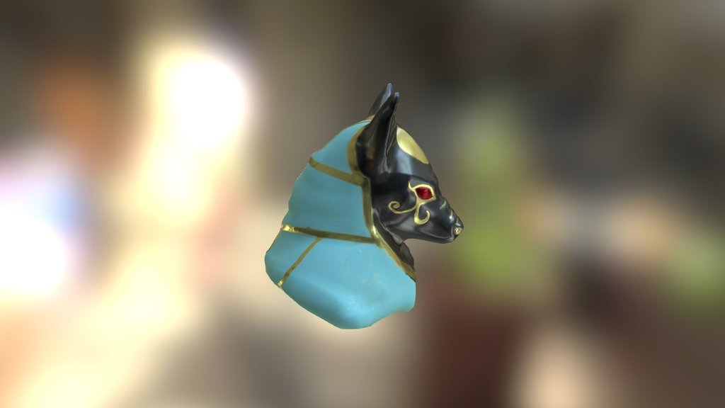 Anubis mask - 3D model by Nix [546d7b4] - Sketchfab