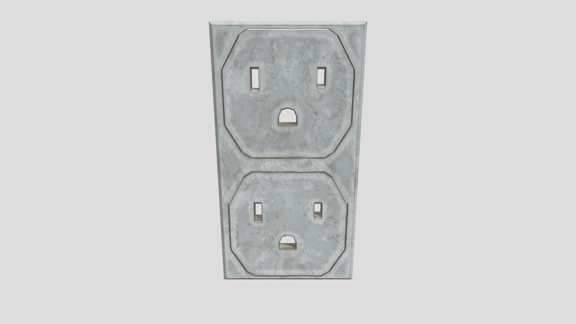 Plug Socket - Download Free 3D model by SusiePhilpott [546e163] - Sketchfab