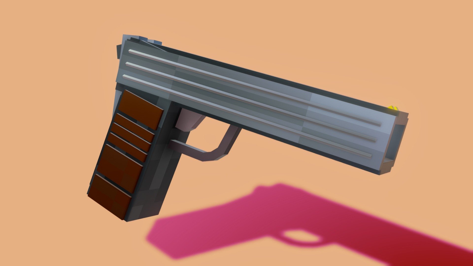 Pistol | Animated | (FREE) - Download Free 3D model by Artbor [54705a3 ...