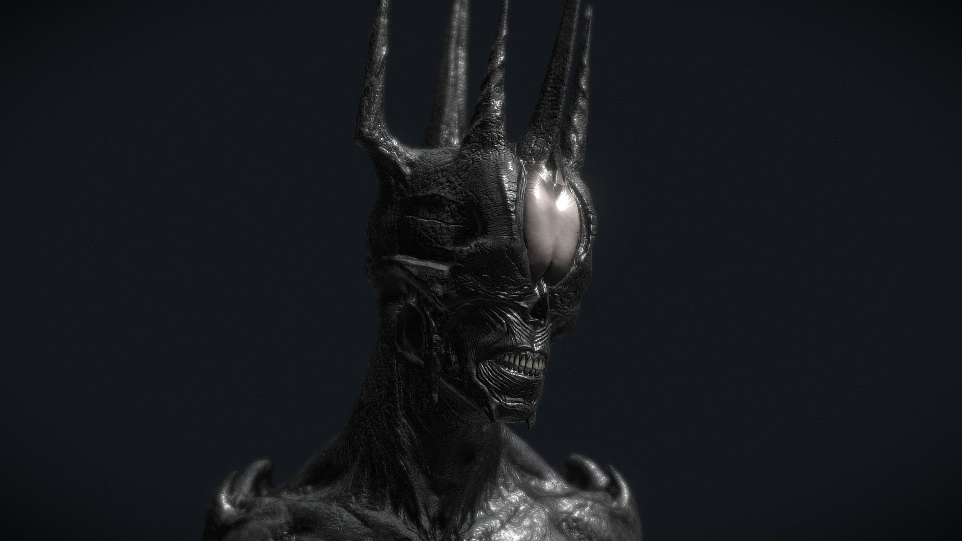 Sauron Sculpt - Download Free 3D model by ArtistForge16 (@danielcr677 ...