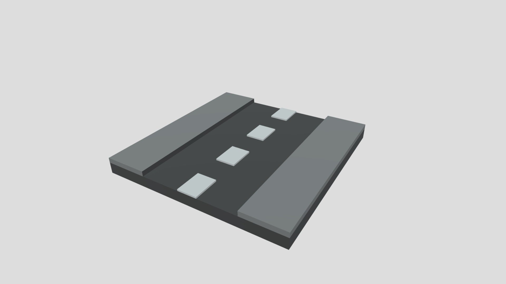 Simple Road - Download Free 3D model by oconop23 [547179e] - Sketchfab