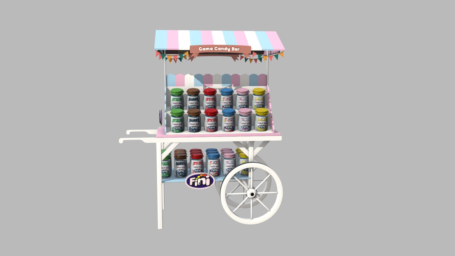 CARRITO CANDY BAR - 3D model by Koala SL (@koalasl) [54728c9] - Sketchfab