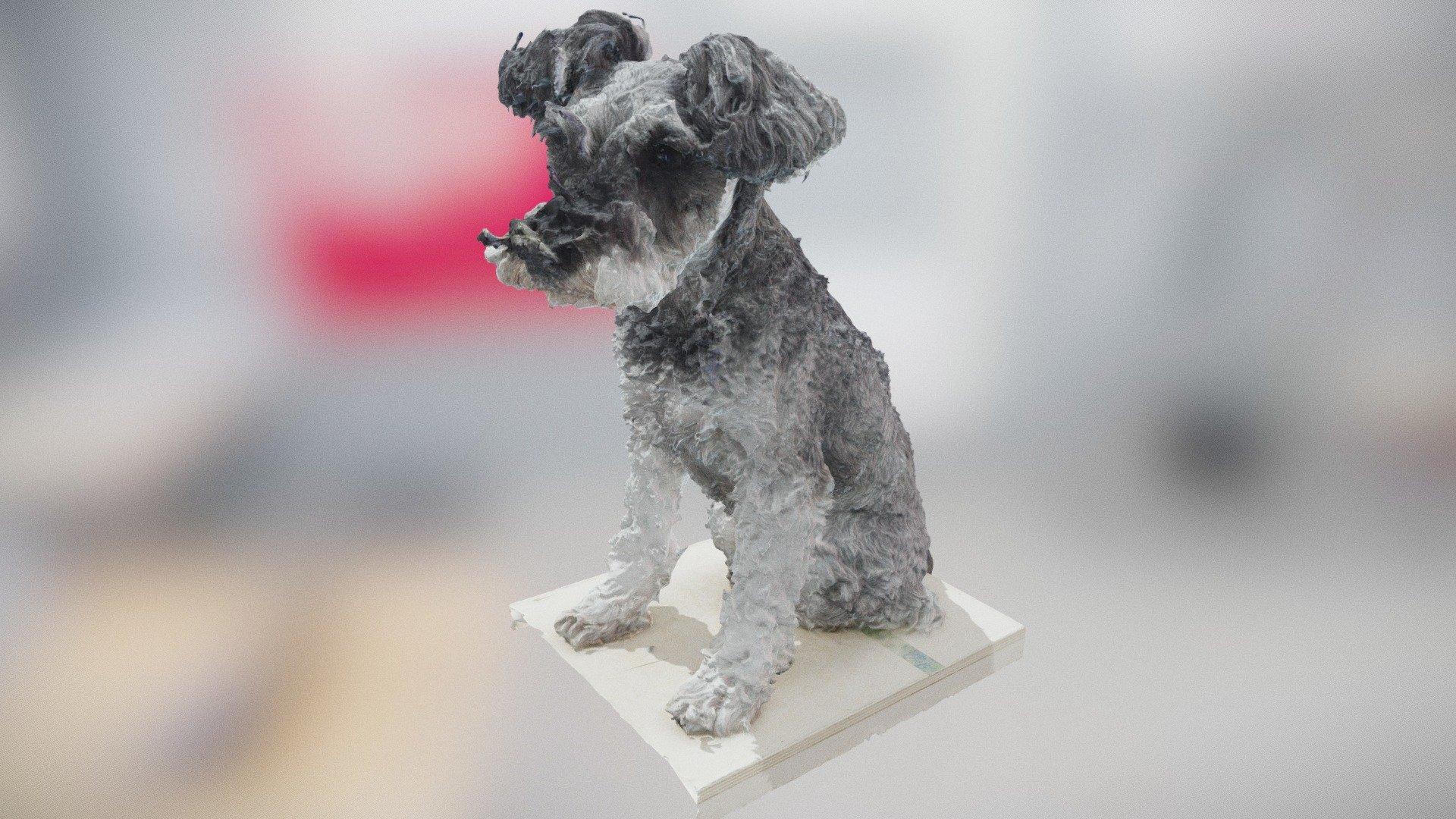 "dog" scan sample 02 (1M Poly Raw mesh) - 3D model by 3D scan studio ...