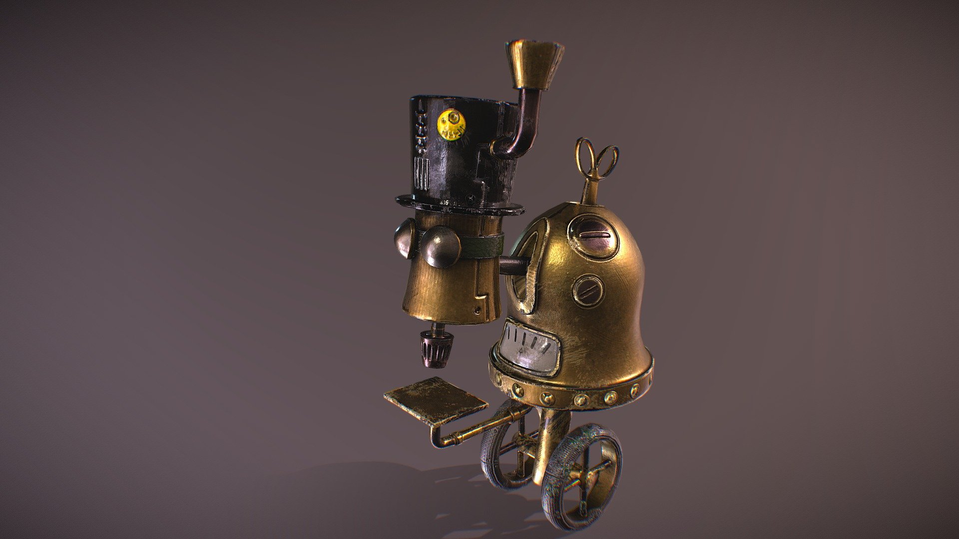 Steam Robot - Download Free 3D model by Richard.Menezes [5472972 ...