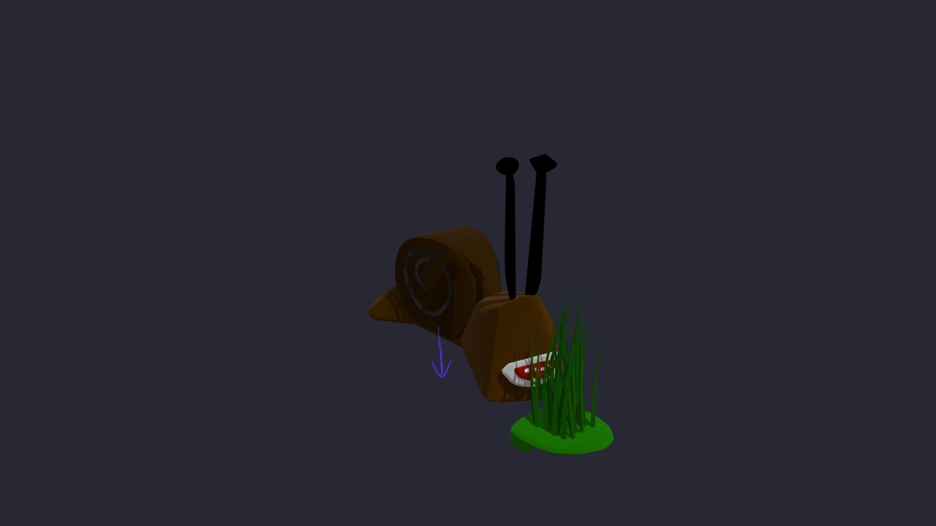 Spencer's Awesome Snail - Download Free 3D model by Wij (@wijy159 ...