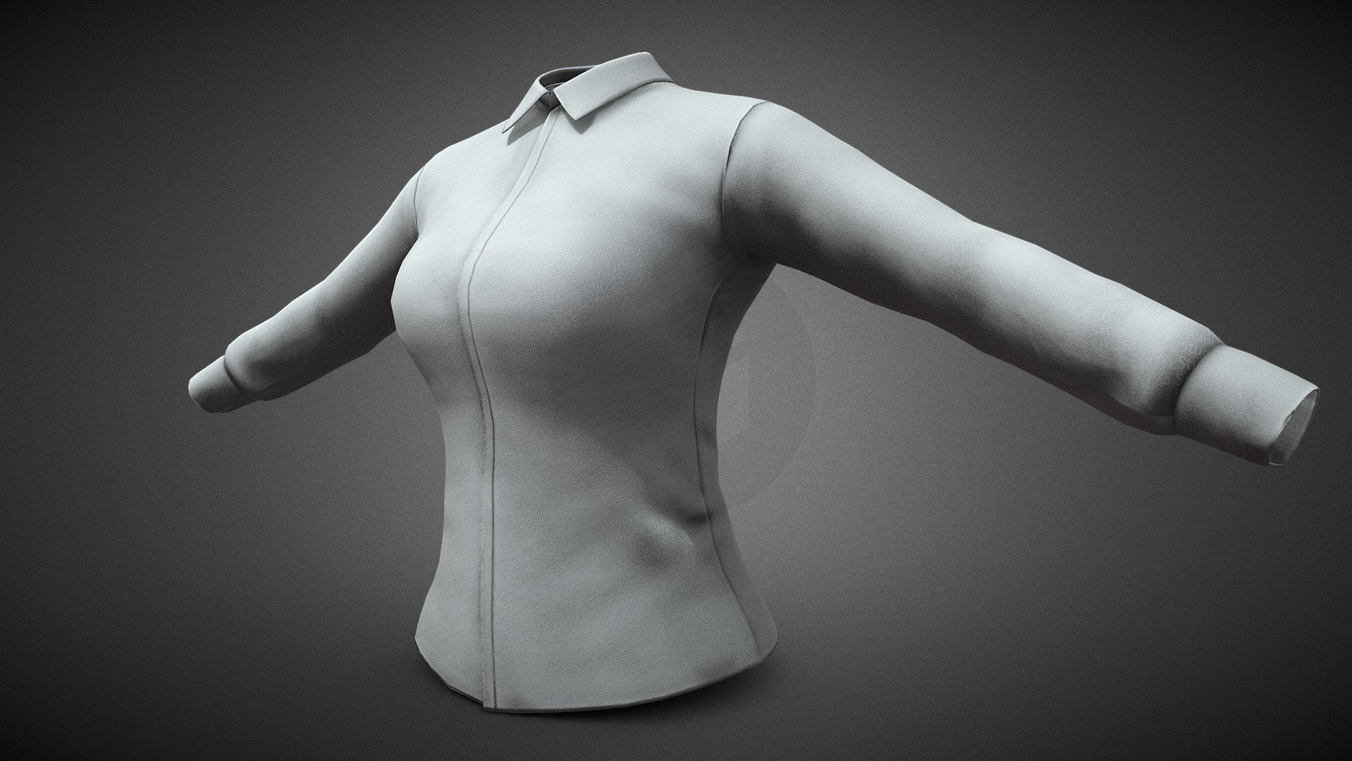 Female White Shirt Style 1 - Buy Royalty Free 3D model by CG StudioX ...