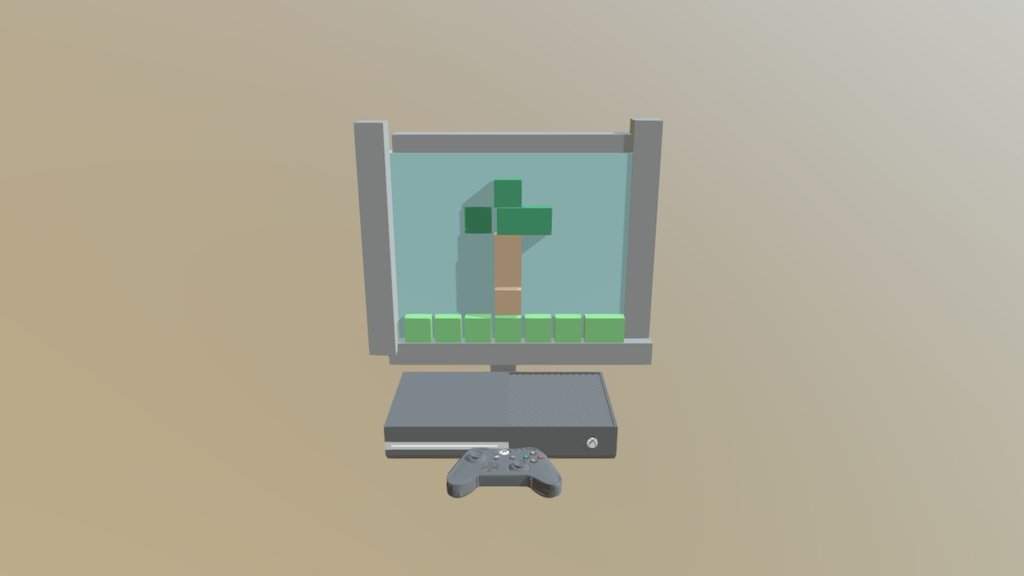 X box minecraft - 3D model by John1683 [547533e] - Sketchfab