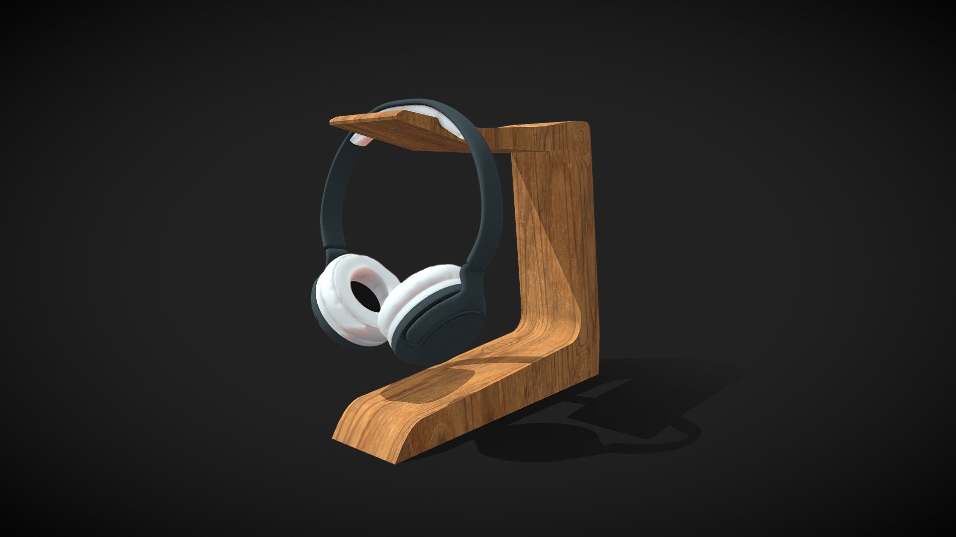 Headphone Stand - Buy Royalty Free 3D model by Vijaysarathi ...