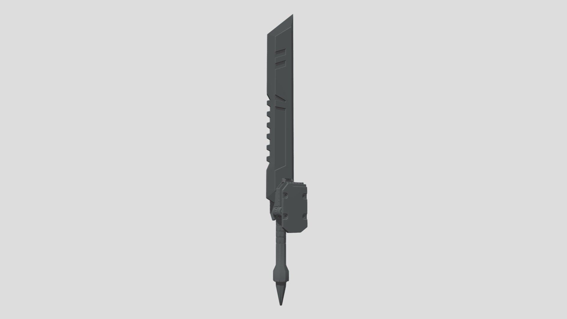 Mecha hard surface sword - 3D model by dimensionalcat [547ab0a] - Sketchfab