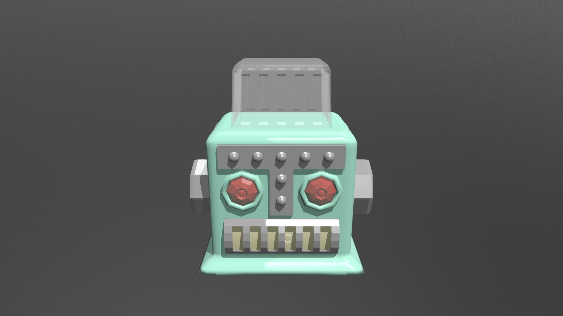 Toy Robot Head - UT Dallas Class Project - 3D model by Ryan Mendenhall ...