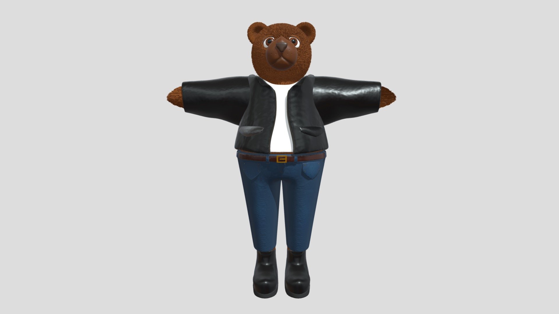 Bear Character - 3D model by HopeTohme [547bd4e] - Sketchfab