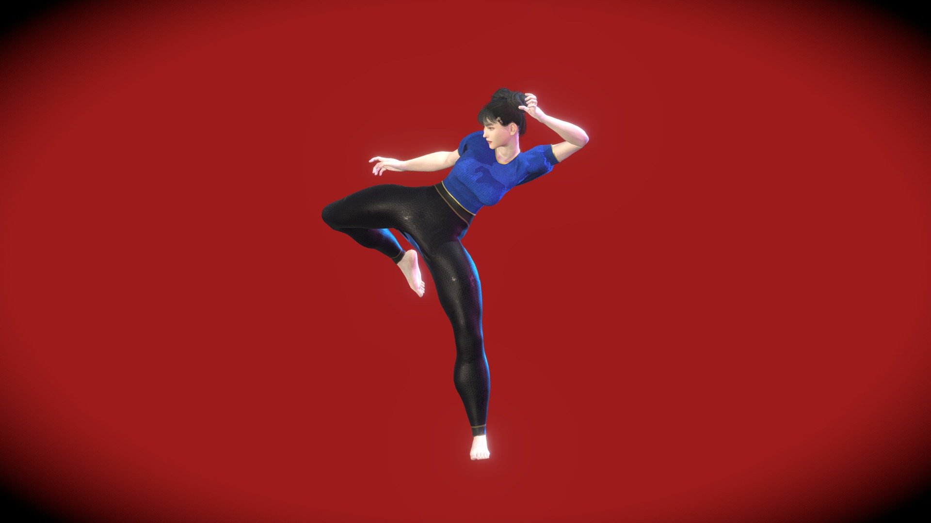 Chun Li - 3D model by aribb (@RiceBeBe) [547f555] - Sketchfab