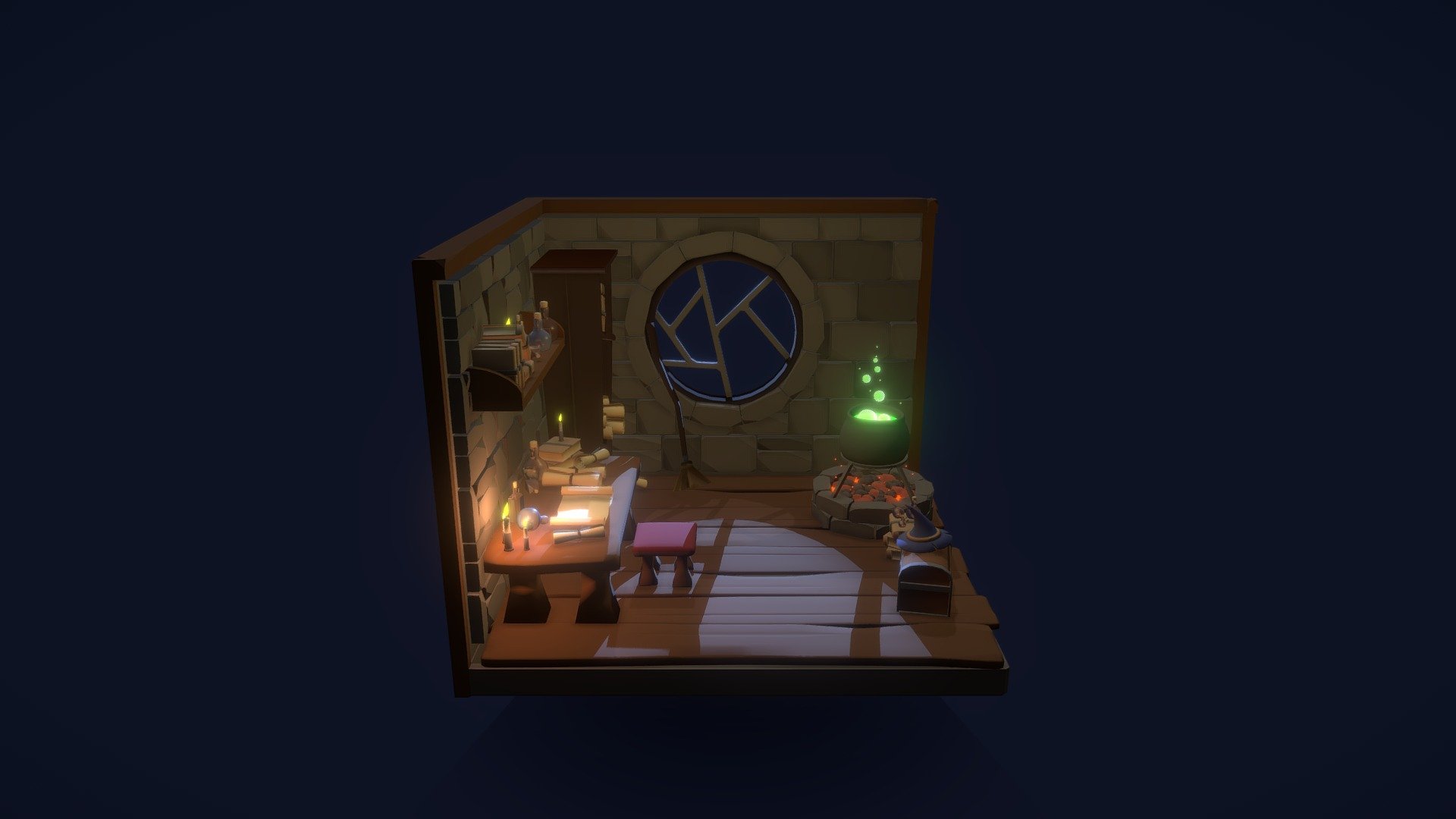 Witch Room - 3D model by capuccino3d [54817d1] - Sketchfab