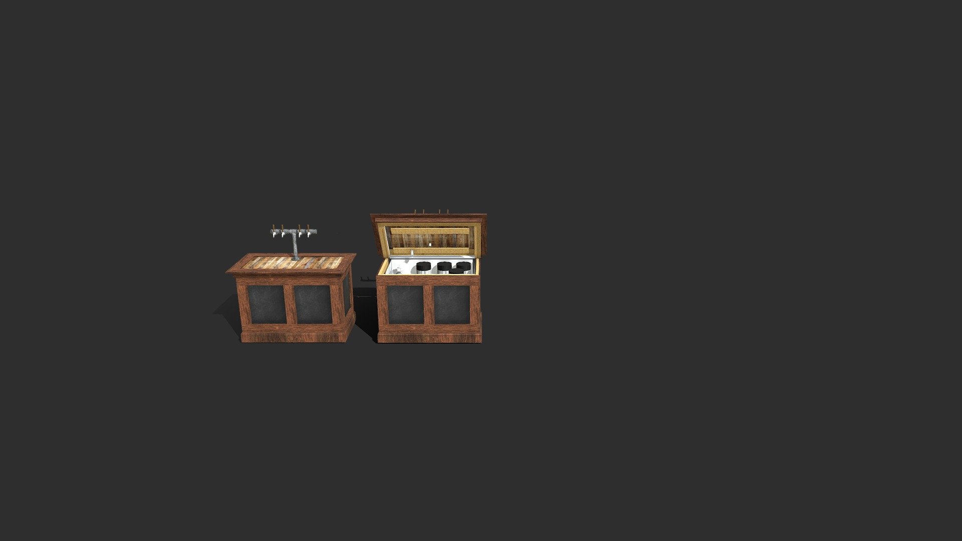 Keezer Bar - Download Free 3D model by king_friday [5482155] - Sketchfab