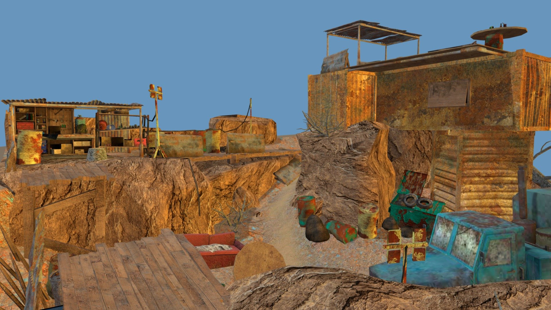 DAE Diorama - Rustborn - 3D model by Maksim Norin (@maksimnorin ...
