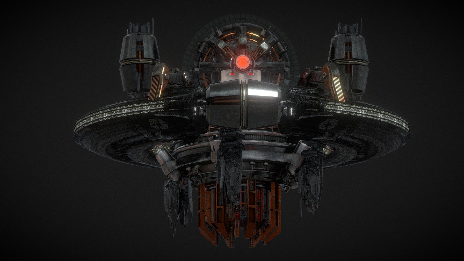 Astro mothership (RPD) - 3D model by Banana Warlord (@Vader_Guy) [5484f5f] - Sketchfab