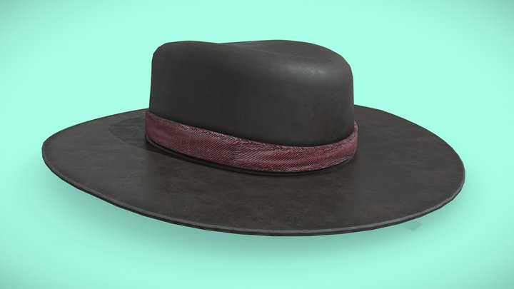 Cowboy-hat 3D models - Sketchfab