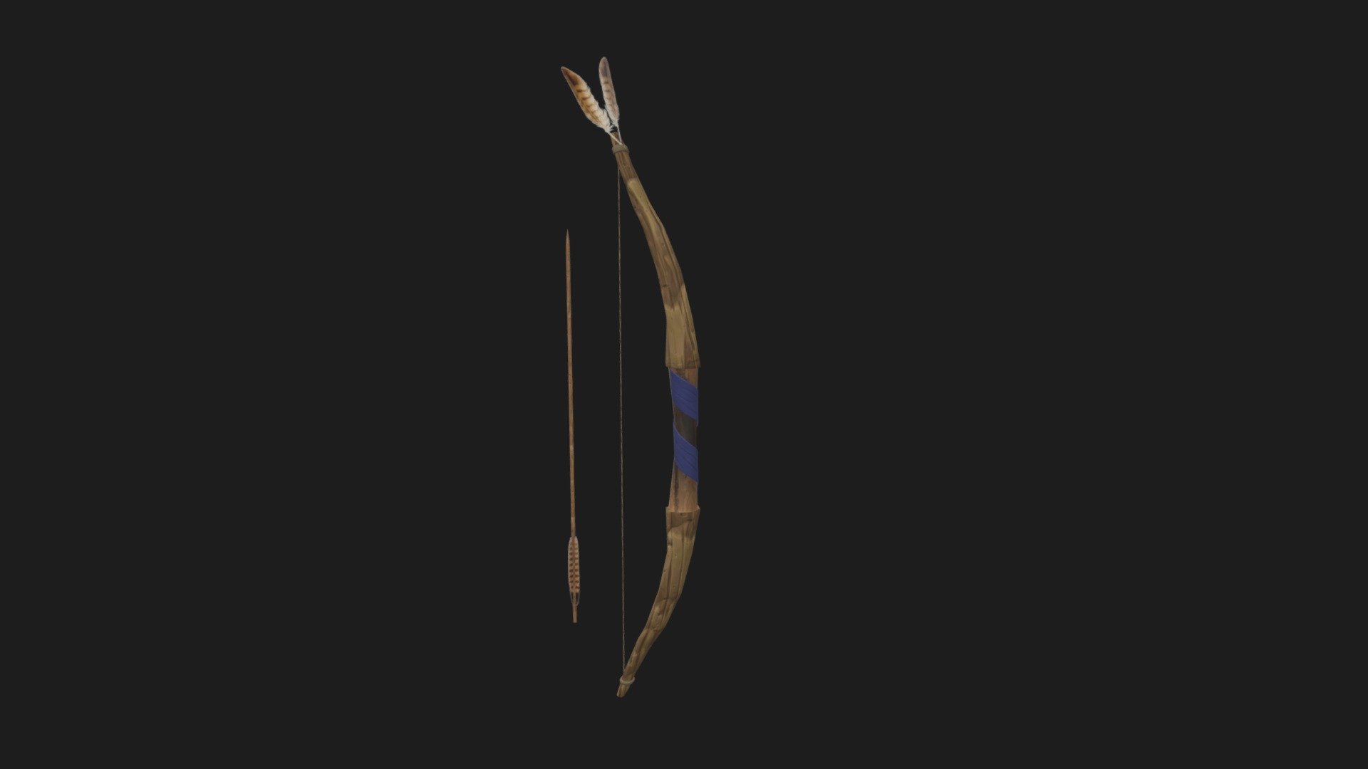Stylized Bow - 3D model by Greg (@greg_3d) [5485643] - Sketchfab