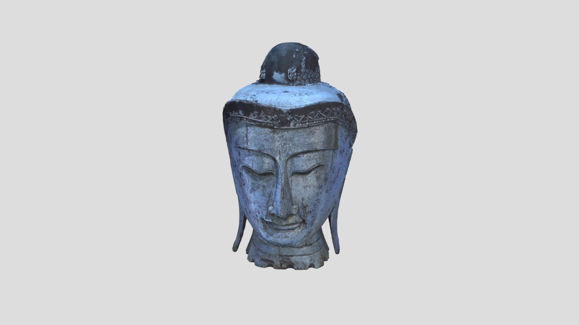 Asian Head - 3D model by Rens (@rensampe) [5486219] - Sketchfab