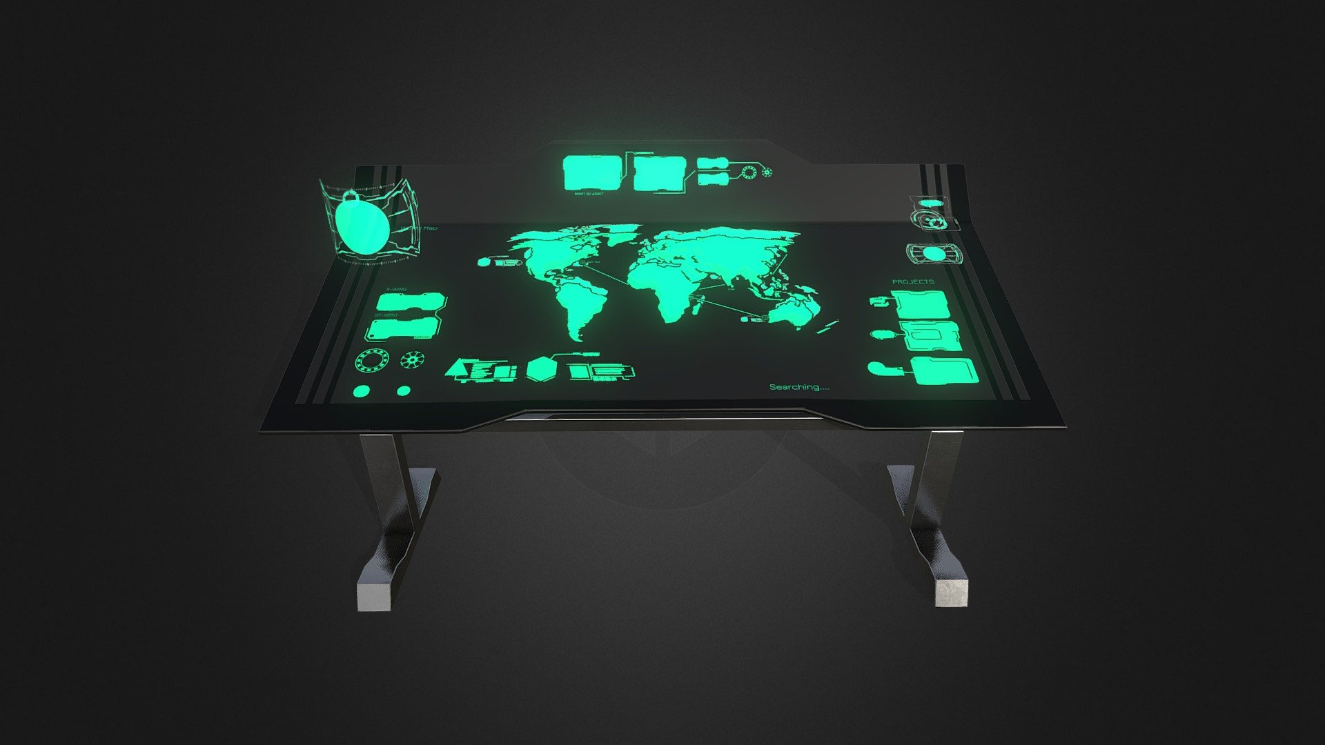 Sci Fi Table - Download Free 3D model by Rohit3DAsset [5487052] - Sketchfab
